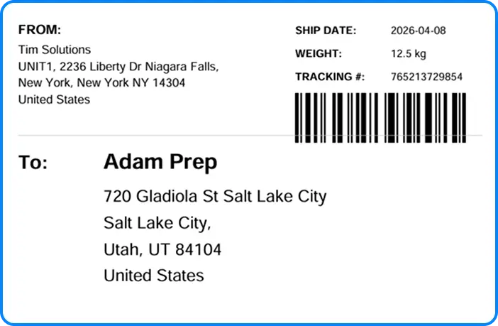 AMZ Prep’s Free Shipping Label Generator | Create and Print Labels Online